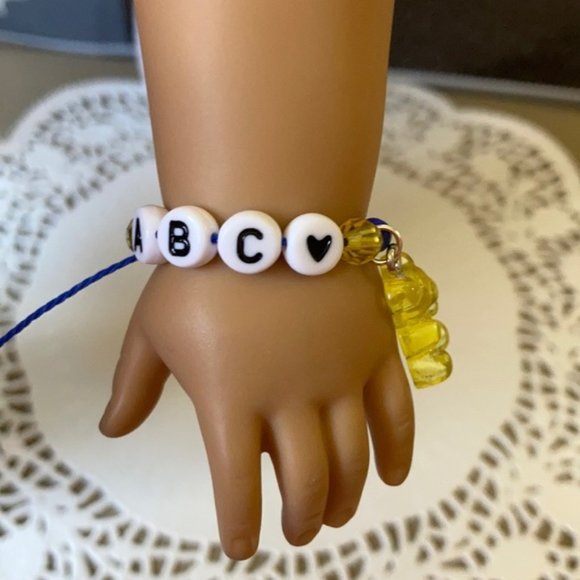 Naty & Me Creations | Accessories | Back To School Abc Bracelet | Poshmark